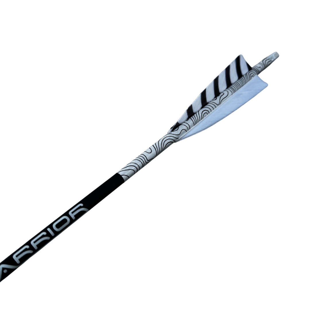 Gold Tip Warrior Arrows - Topo White – Kustom King Traditional Archery