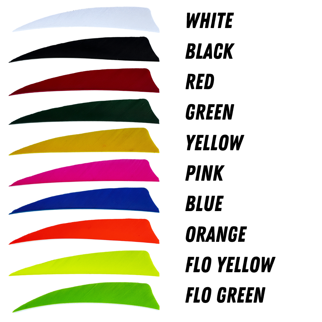 King Feathers - Shield Cut - 4" - Solid Color Feathers – Kustom King ...