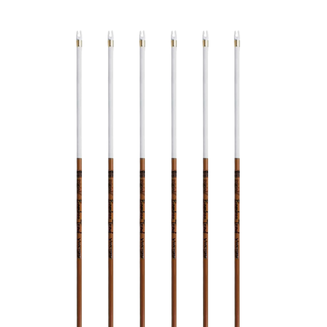 Victory - Trad Bamboo Shafting - 6 Pack – Kustom King Traditional Archery